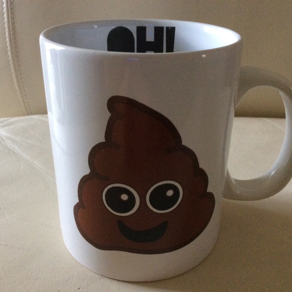 Source Unknown | Dining | Oh Sht Poop Emoji Coffee Mug | Poshmark